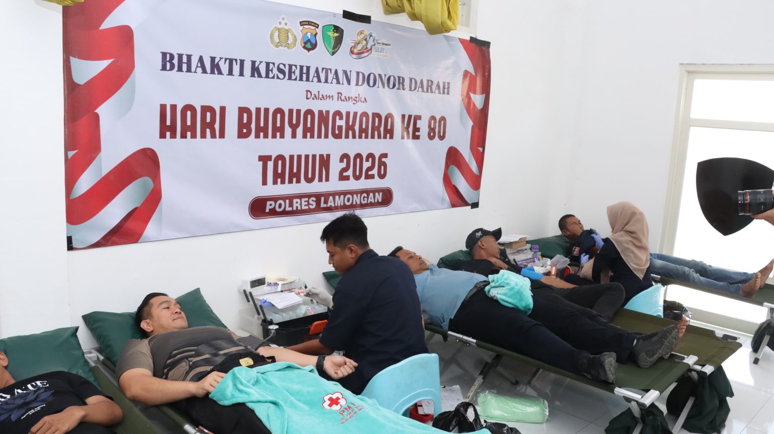 Bakti Kesehatan Donor Darah Hari Bhayangkara ke-80 Tahun 2026, Polres ...